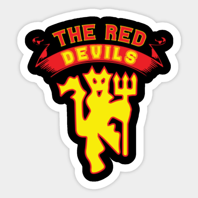 Manchester United The Red Devils T Shirt Manchester United Sticker